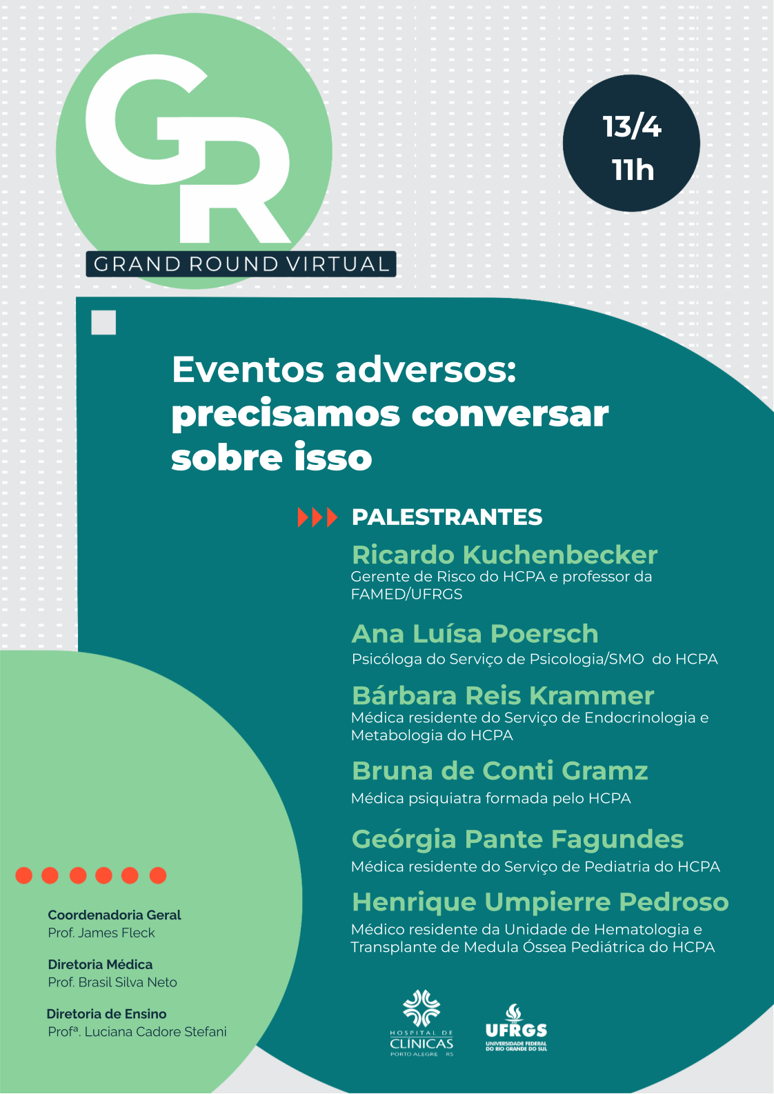 Confira o tema do Grand Round da próxima quarta (13) - Portal Hospital ...