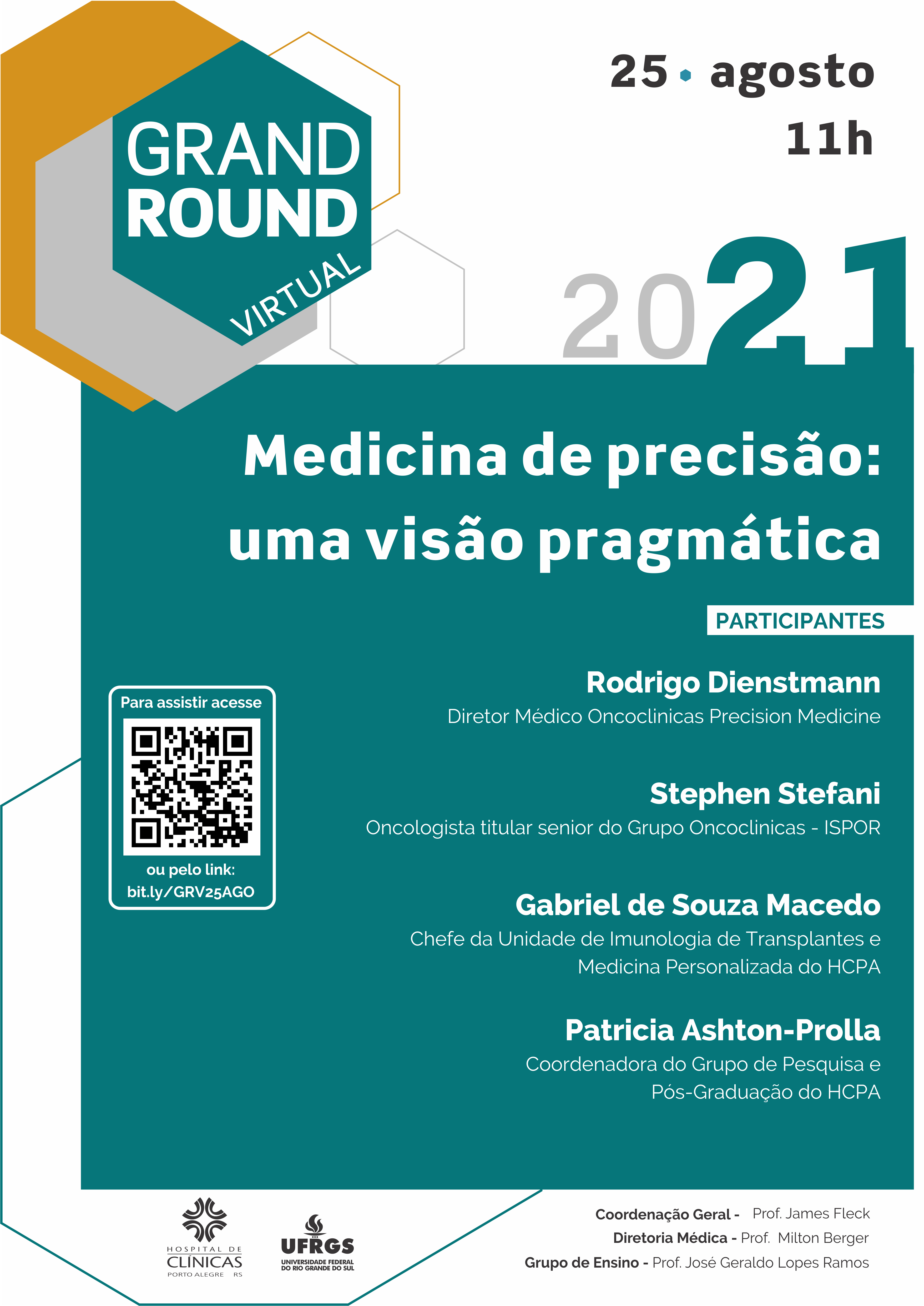 O tema do Grand Round é medicina de precisão: uma visão pragmática ...